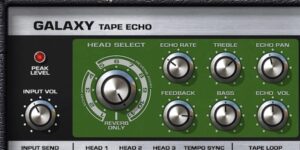 Universal Audio「Galaxy Tape Echo」豊かなダブスタイルディレイと幻想的なスプリングリバーブで伝説的サウンドを再現 ...