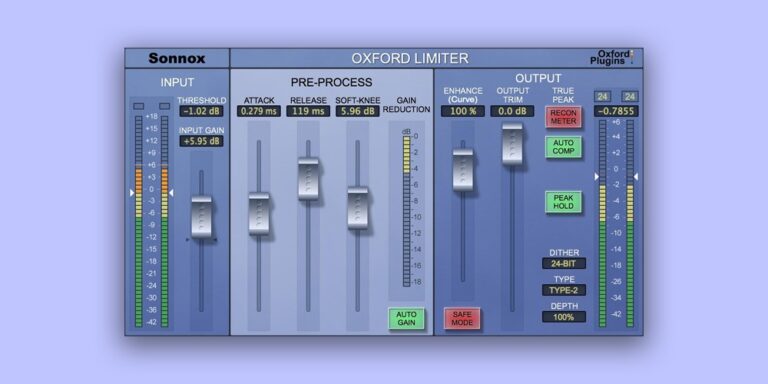 Sonnox「Oxford Limiter」音圧と明瞭さの両立するプロエンジニア絶賛のリミッター！マスタリングスタジオに必須のプラグイン | project of napskint