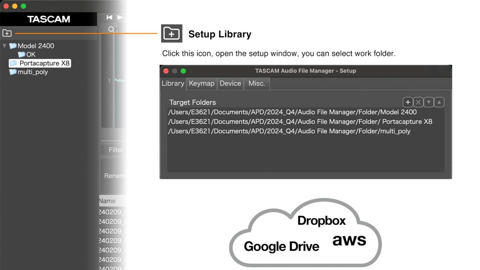 TASCAM「Audio File Manager」音声ファイルをスムーズに整理・編集・管理！波形表示・マルチトラック再生・クラウド連携で音楽制作の効率を飛躍的に向上させる究極の音声ファイル ...