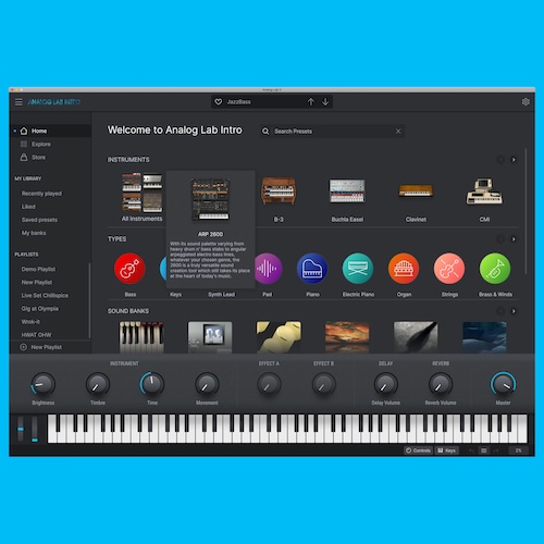 [B!] Arturia「Analog Lab Intro」500音色・28種類の往年シンセを直感操作で操れる！初心者からプロまで即戦力になるArturiaの万能プラグイン｜DTMプラグインセール