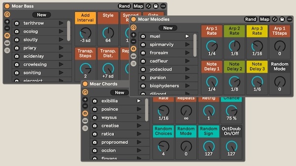 Sonic Bloom「SB ReGenerators 3」16種類のマクロバリエーションで無限の音楽パターンを生成！Abletonユーザーの作曲・即興演奏を劇的に変える、コード・メロディ ...