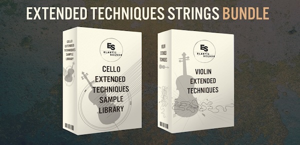 Elastic Sounds「Violin and Cello Extended Techniques Bundle」バイオリンとチェロの特殊 ...