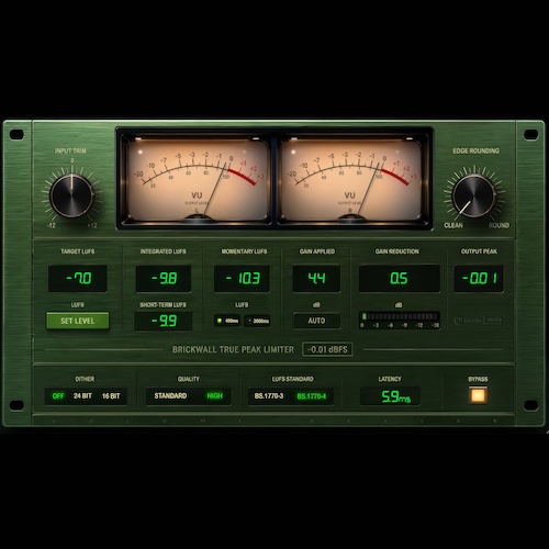 M Media Audio「Volume Dealer」目標LUFSへの自動調整機能を搭載した無料のTrue Peakマスタリングリミッター ...