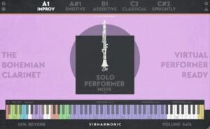VIRHARMONIC「Bohemian Clarinet」鍵盤演奏だけでリアルな管楽器フレーズを生成！ブレス・レガート・ニュアンスを自動生成 ...